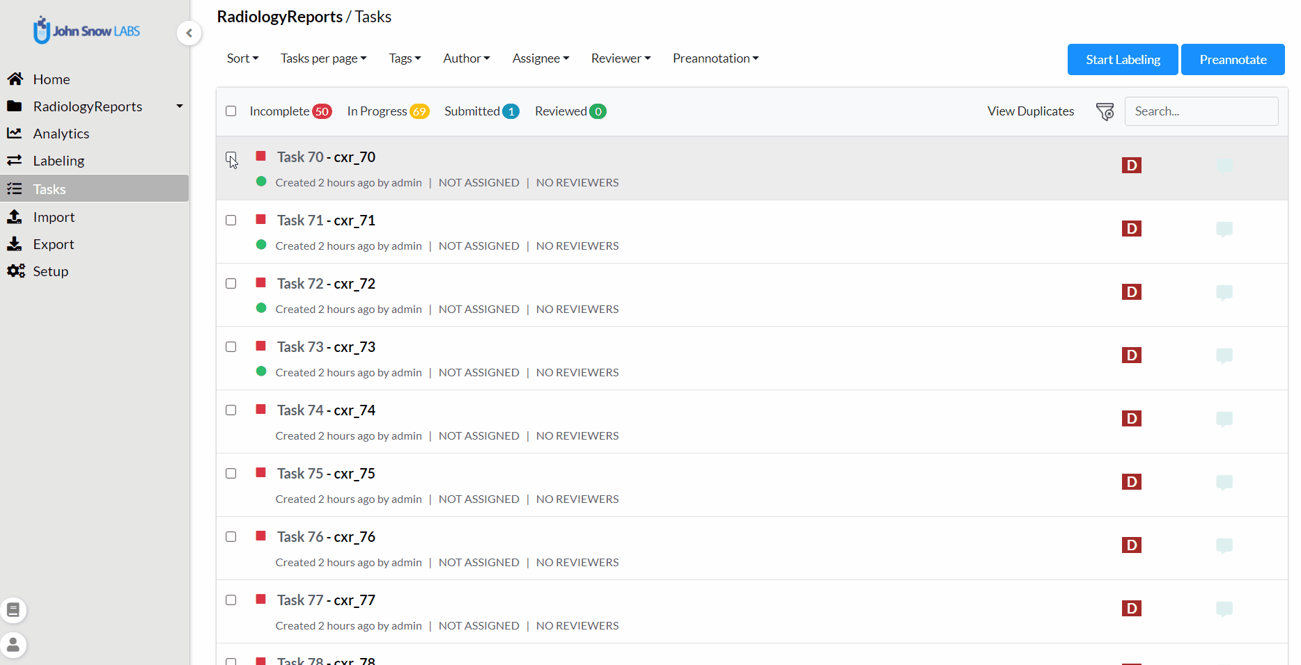 Annotation Lab | John Snow Labs