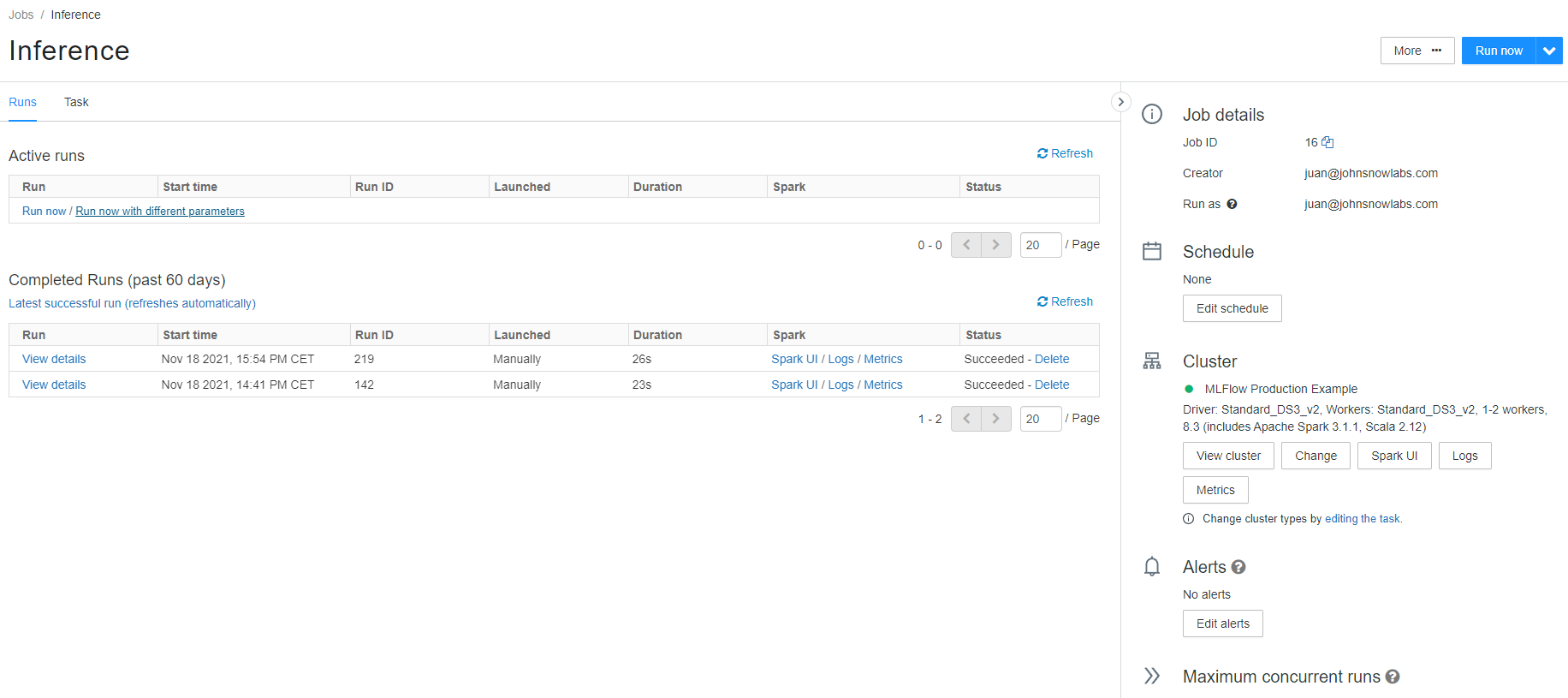 Productionizing Spark NLP